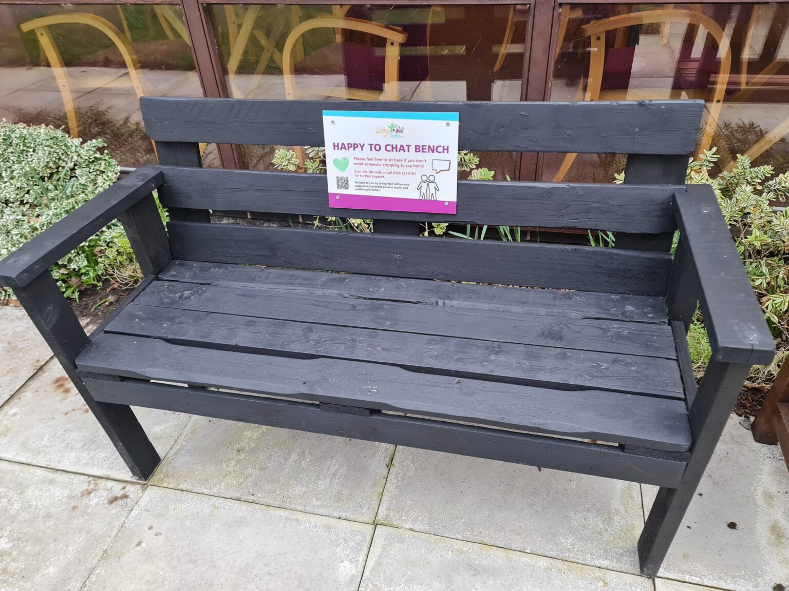 Community Connectors ‘Happy to Chat’ Benches | Sefton CVS